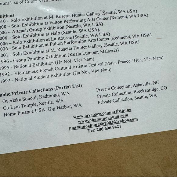 pham quoc hung | Art | Wild Horses Running Oil Painting On Silk Signed Artist Pham Quoc Hung ...